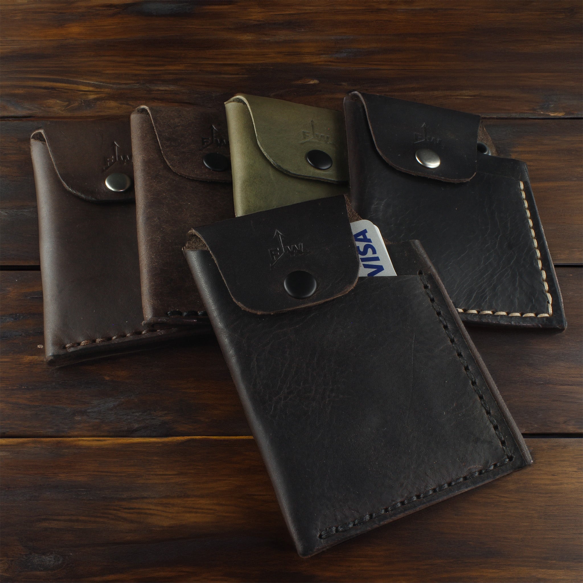 The Rover Wallet – Stitched Canvas and Leather